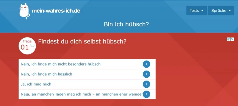 Bin Ich Hsslich Test