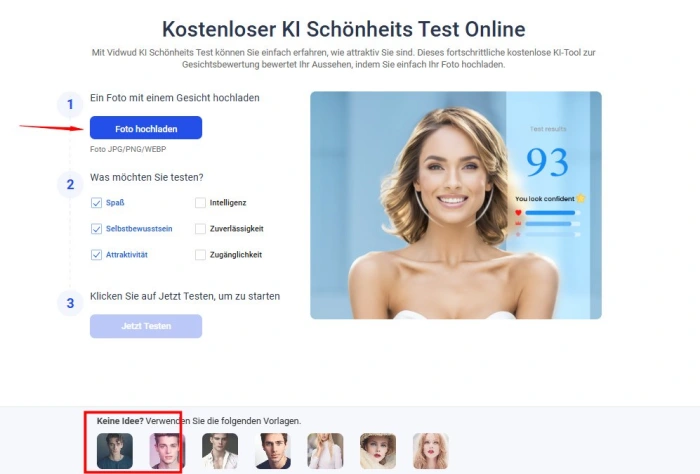 Bin Ich Hsslich Test